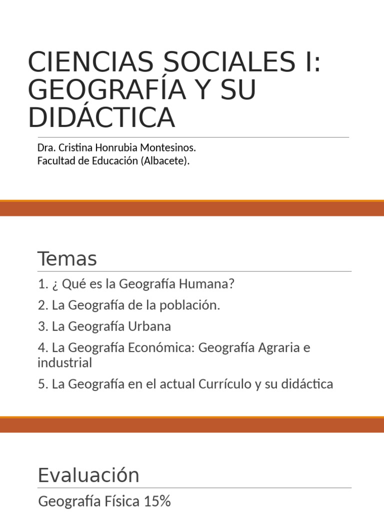 Presentación GEOGRAFÍA | PDF