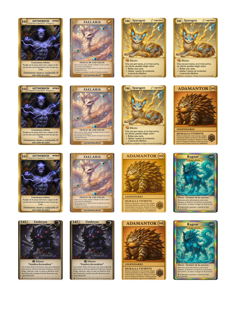 Mythos Lengendarios | PDF