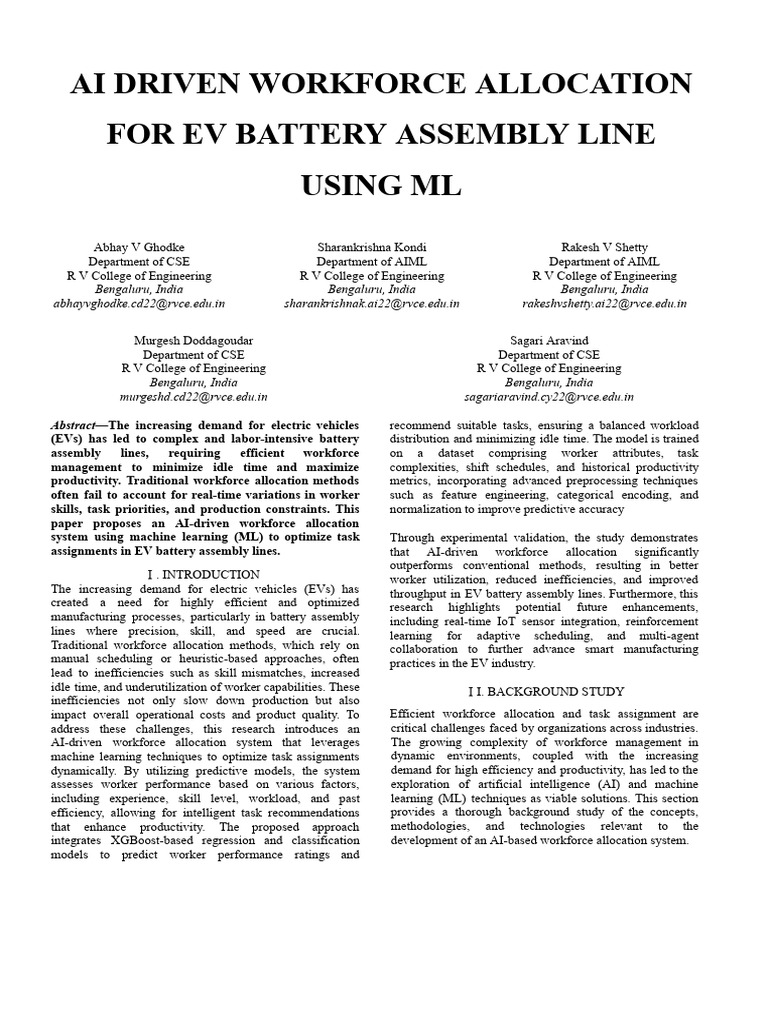 Inter Dept Research Paper | PDF | Machine Learning | Artificial ...