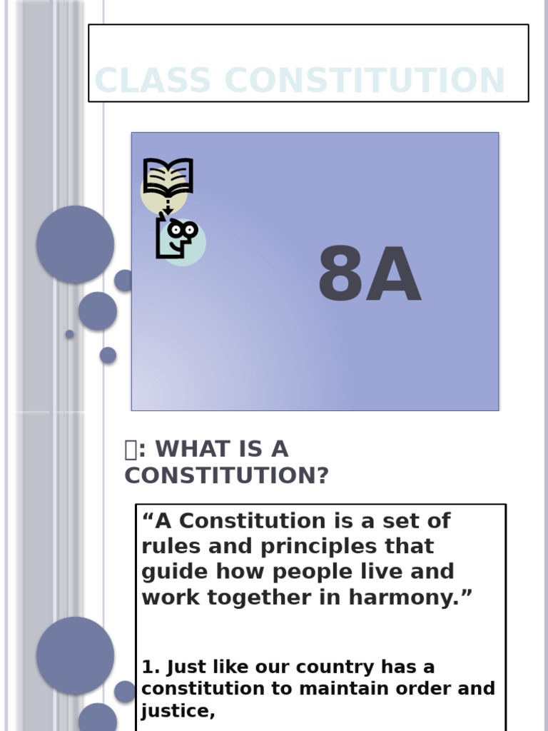 Class Constitution SST HHW | PDF