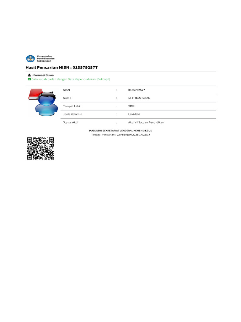 Nisn Fitian Fatan | PDF