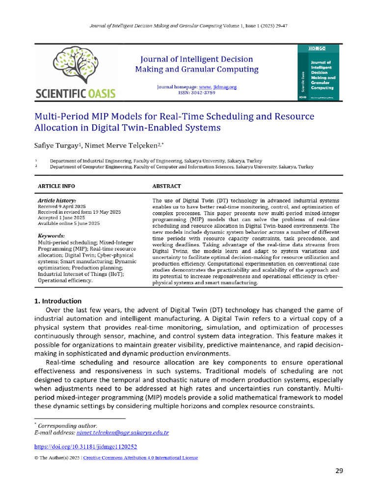 A62-View of Multi-Period MIP Models For Real-Time Scheduling and Resource Allocation in Digital ...