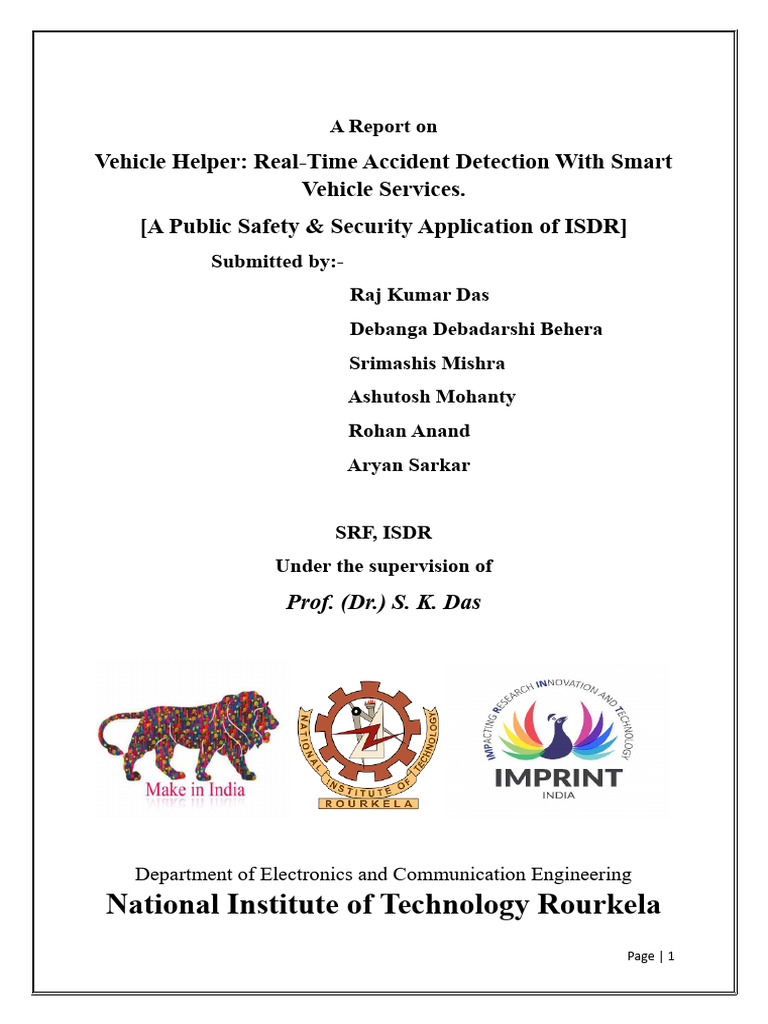 Real Time Accident Detection | PDF | Accelerometer | Arduino