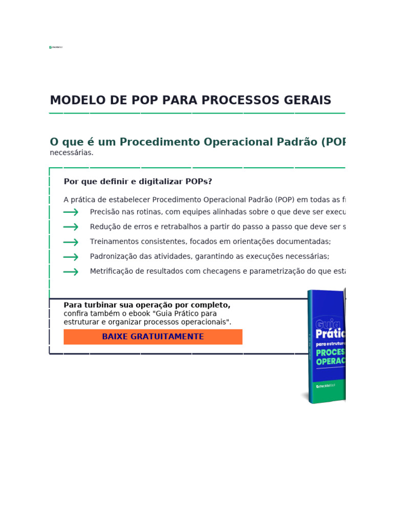 Modelo de POP Geral | PDF | Tempo | Informática