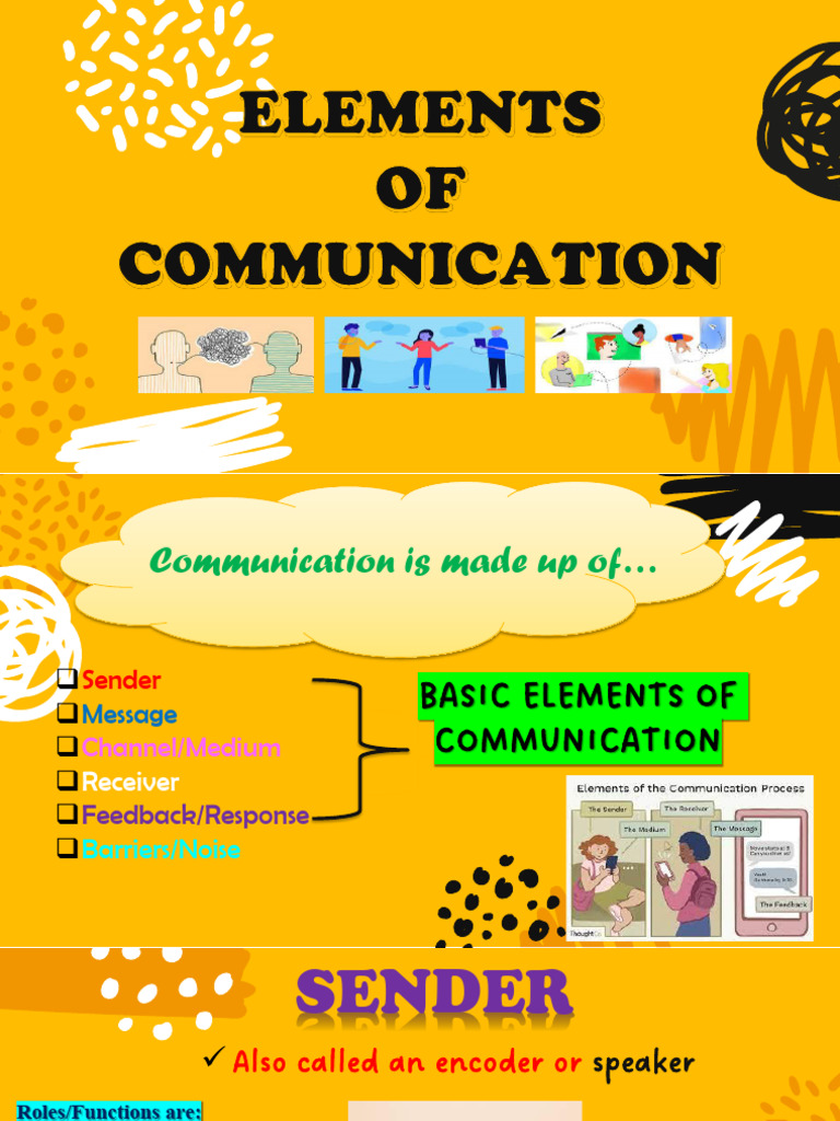 Key Elements of Communication | PDF | Communication | Human Communication
