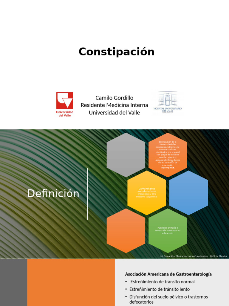 Constipación | PDF | Estreñimiento | Cáncer colonrectal