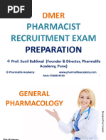 DMER Pharmacist Notes | PDF