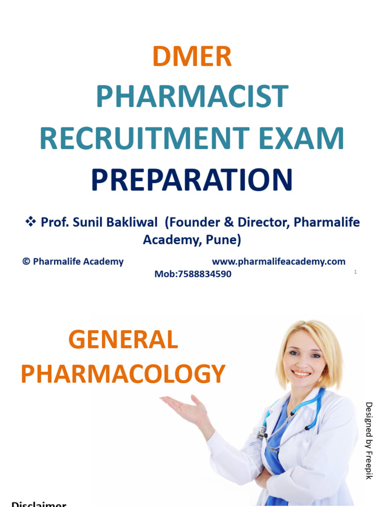 DMER Pharmacist Exam Preparation Guide | PDF | Stomach | Pharmacokinetics