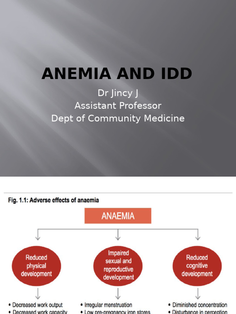 Anemia and Idd | PDF