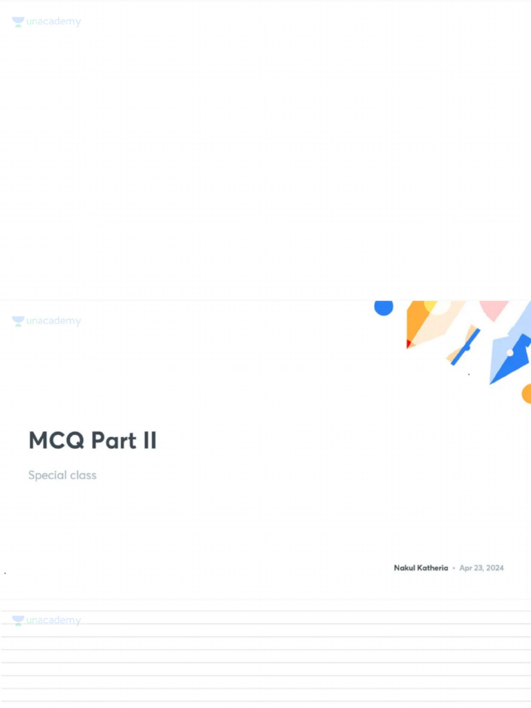 MCQ Part II With Anno | PDF