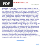 Preliminary Report VT-ANB | PDF | Aviation Accidents And Incidents ...
