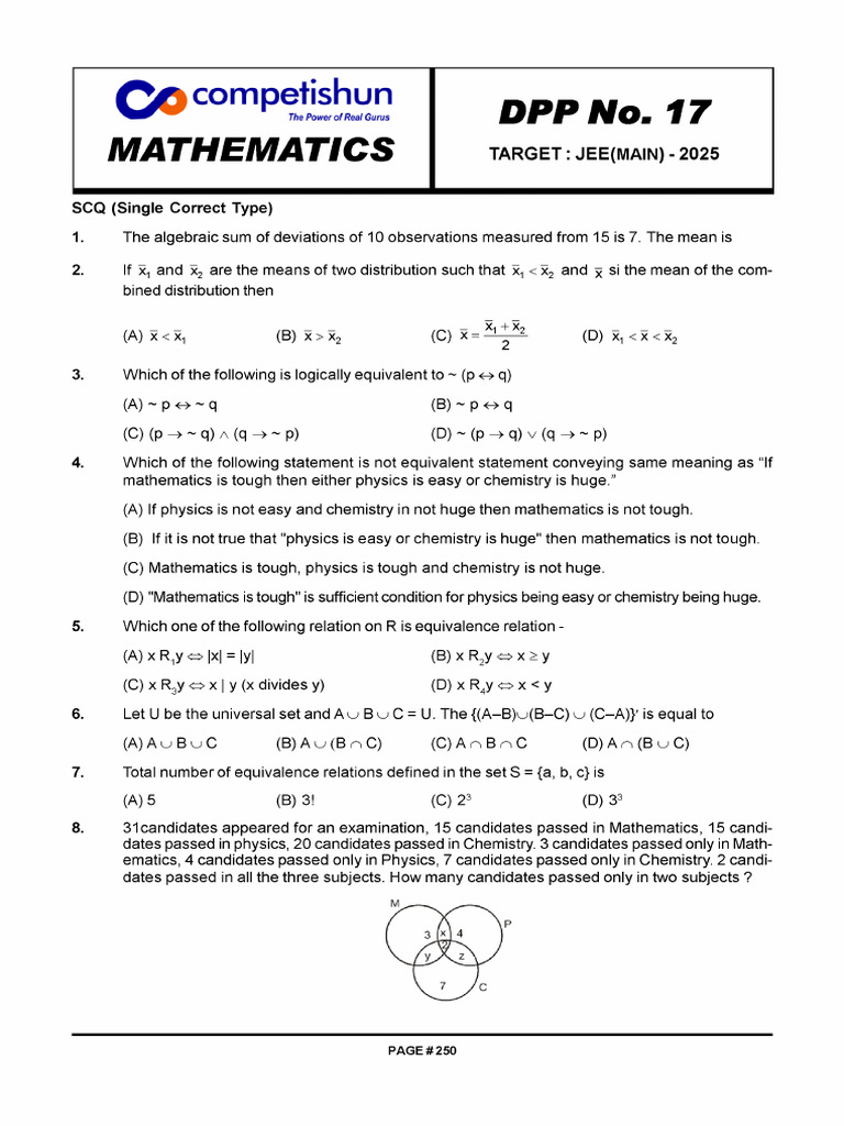 DPP-17 Students | PDF