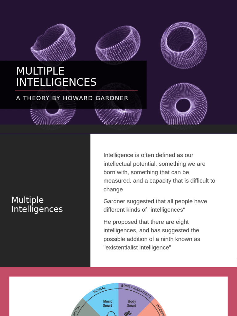 Multiple Intelligences Powerpoint | PDF | Intelligence | Psychological Concepts