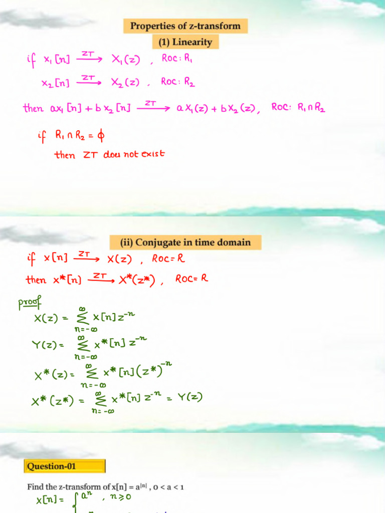 Z Transform | PDF