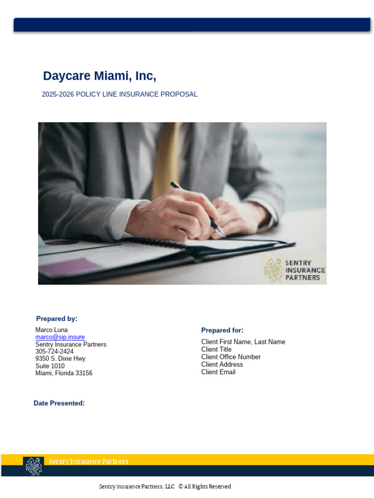 Insurance Proposal Template - Dotx | PDF | Vehicle Insurance | Insurance