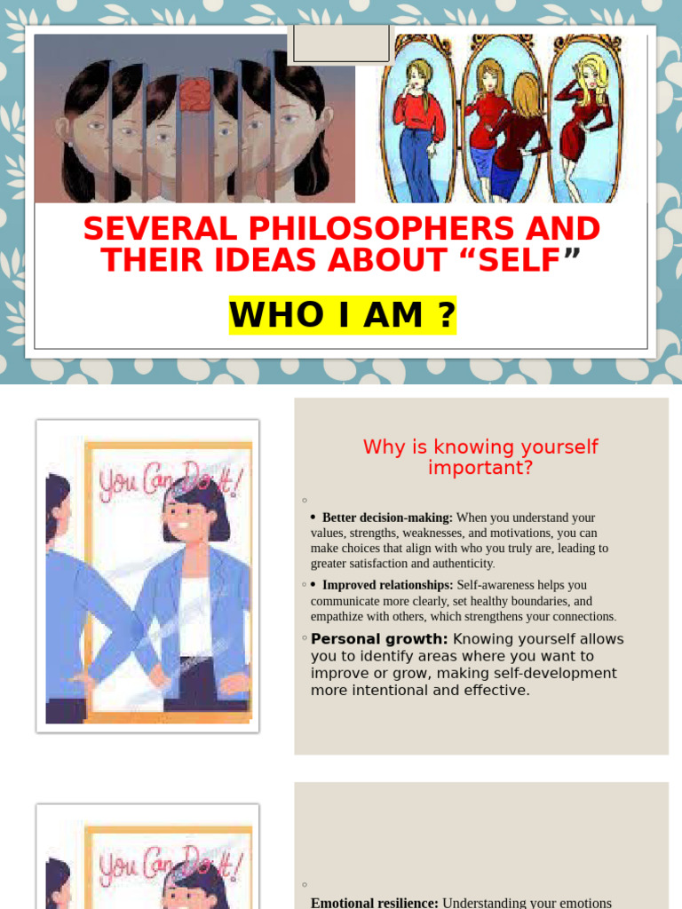 Understanding The Self Lesson 1 2 1 | PDF | Philosophy Of Self | René ...