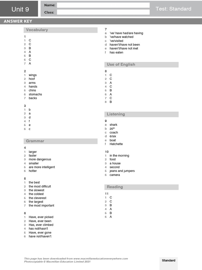 Uline Assessment Test Answers | PDF | Zoo