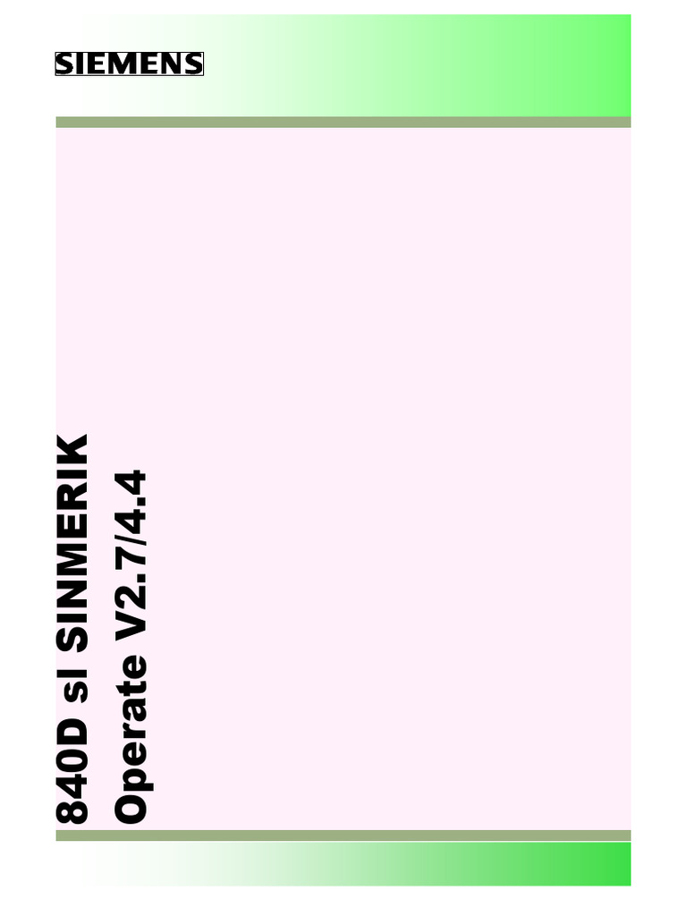 EN - 840D SL 5-Axis Training Documentation v27 | PDF | Cartesian ...