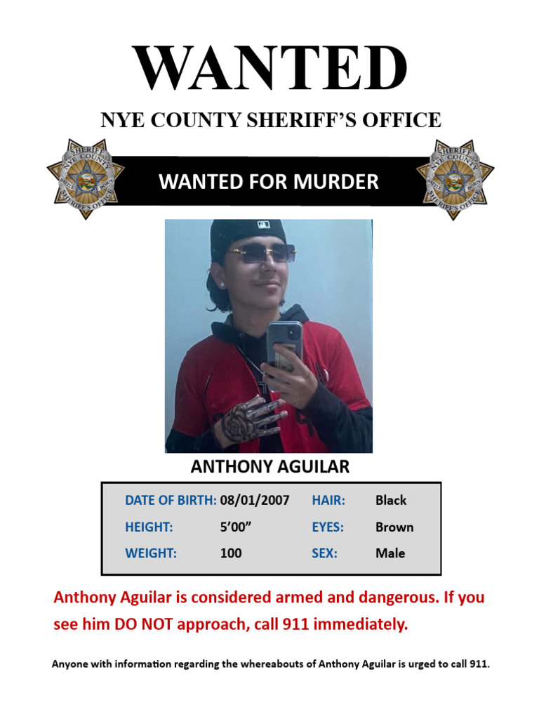 Aguilar Wanted Poster | PDF