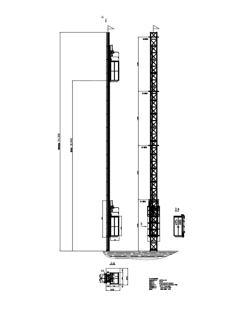 SC50 Shaft Elevator Installation Proposal-Model | PDF