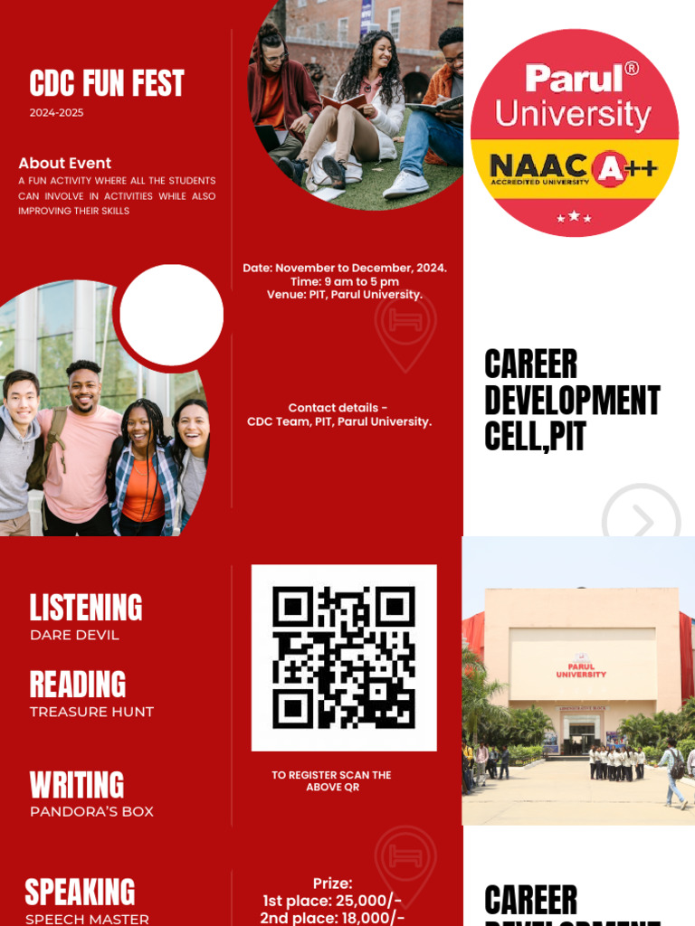 CDC Fun Fest: Career Development Cell, Pit | PDF