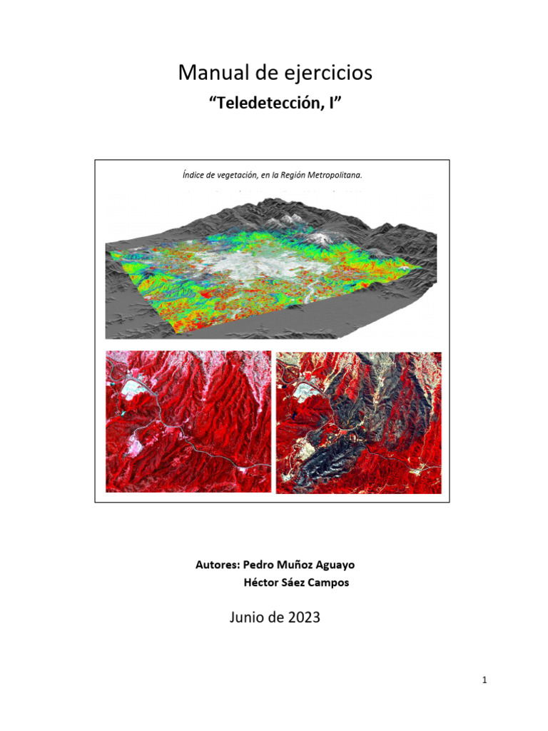 Manual de Teledetección I (Uso de QGIS) | PDF | Sistema de información geográfica