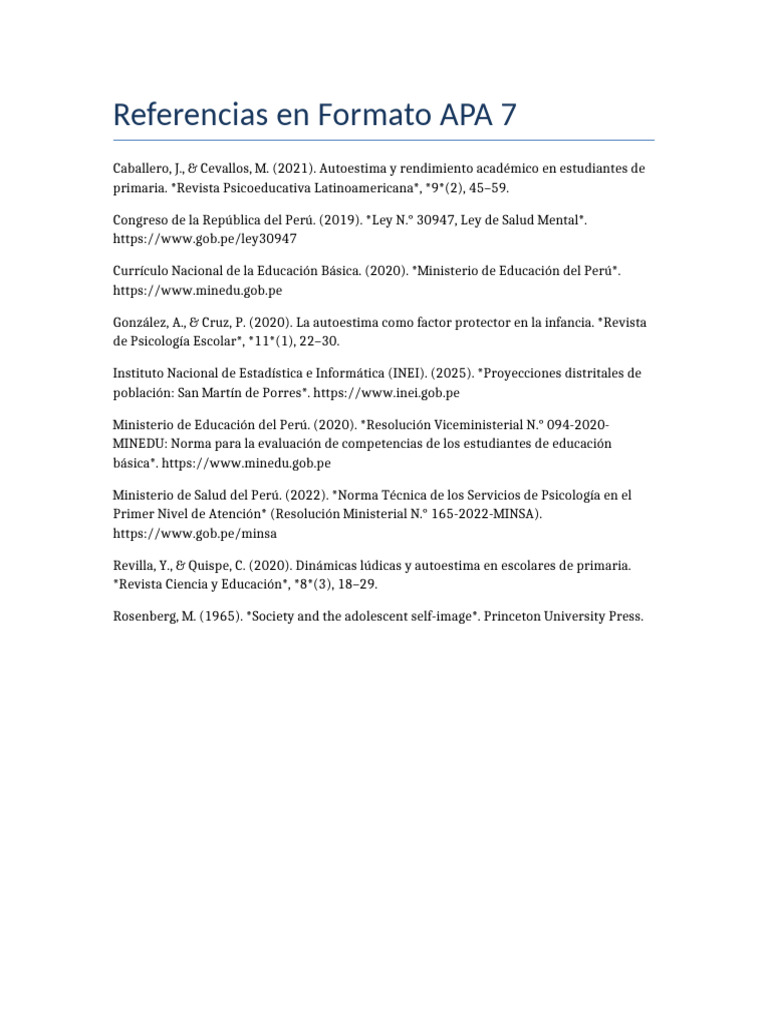 Referencias APA 7 | PDF