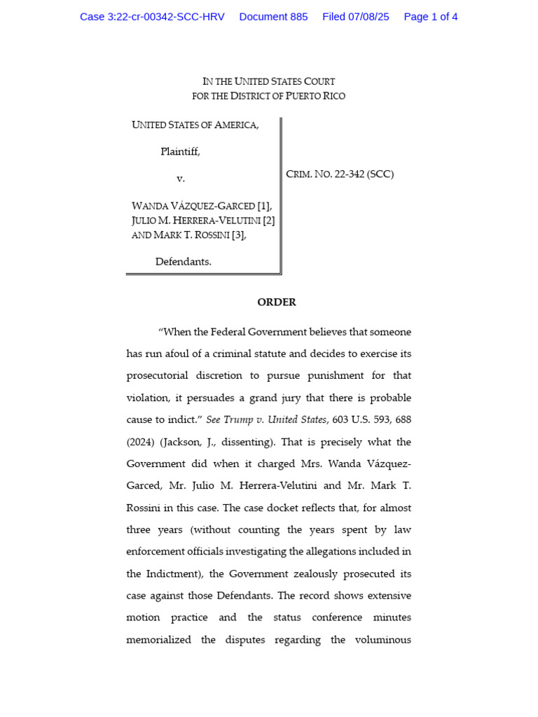 Orden | PDF | Arraignment | Racketeer Influenced And Corrupt Organizations Act