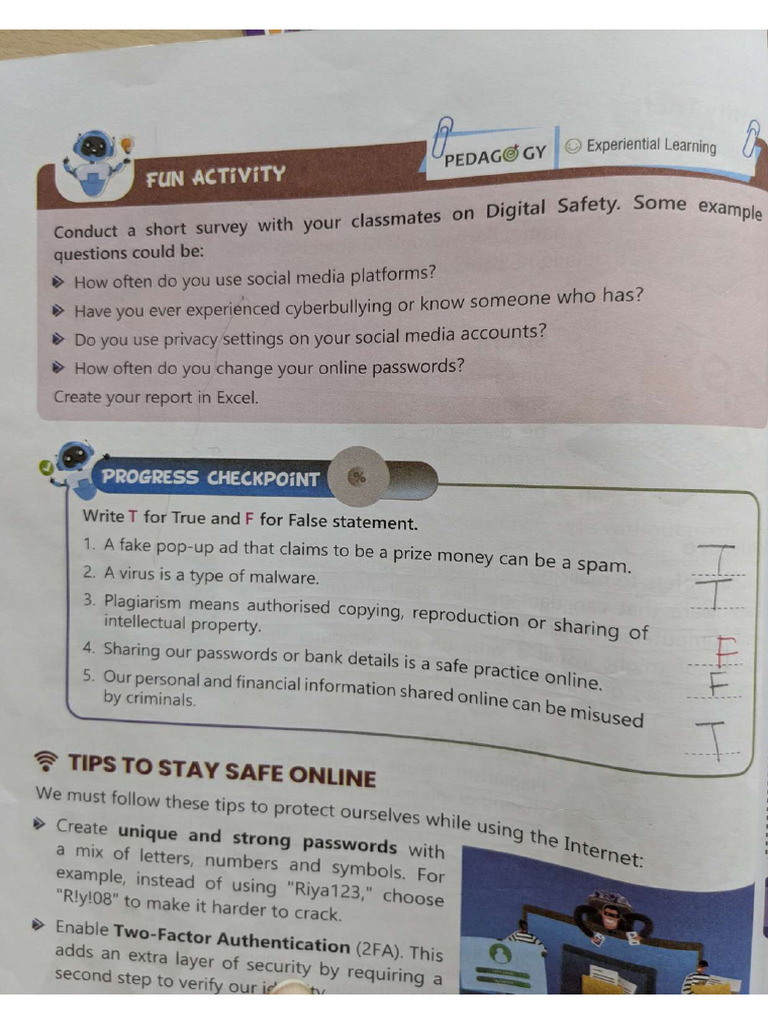 Ch3 Computer. Class8 | PDF