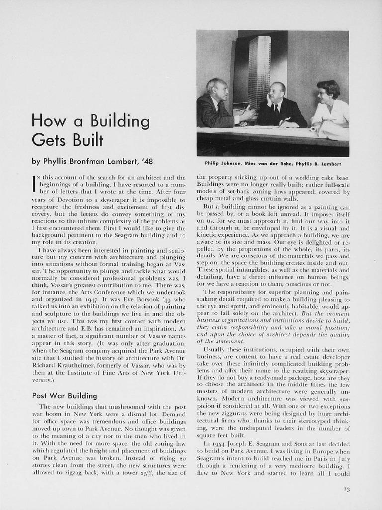 Lambert - How A Building Gets Built | PDF | Architectural Design ...