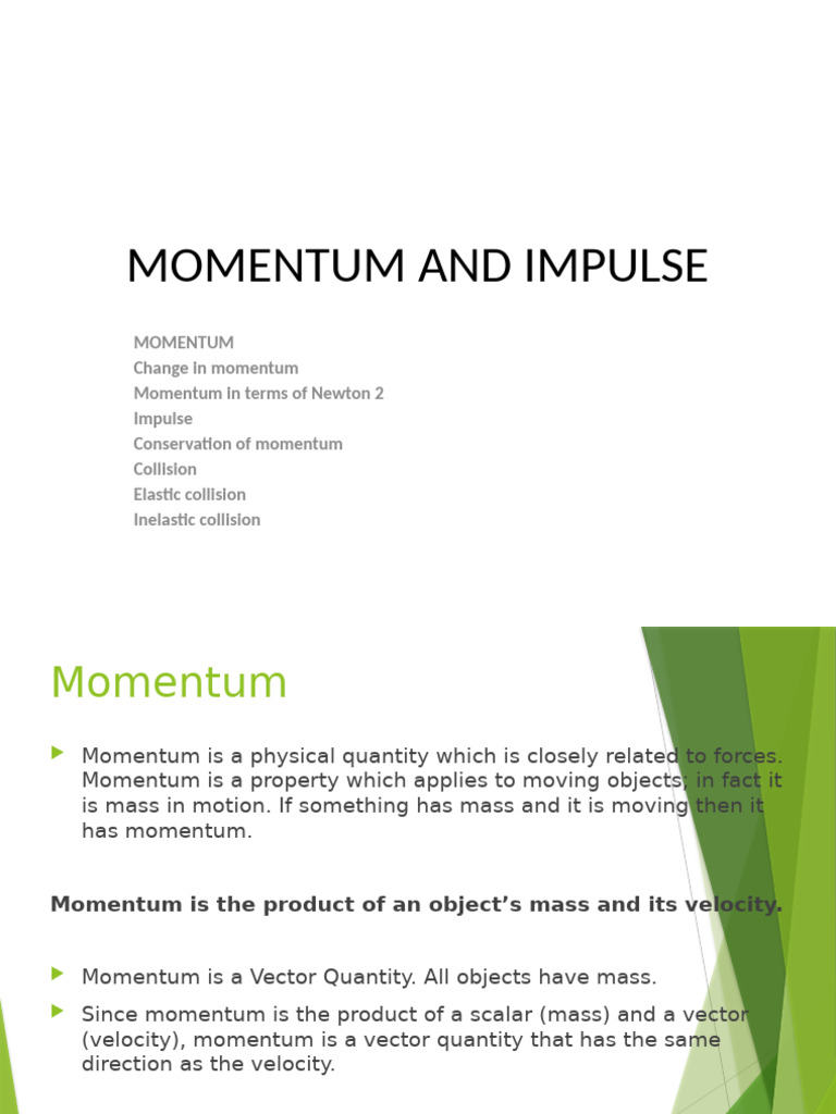 Understanding Momentum and Impulse | PDF | Momentum | Collision