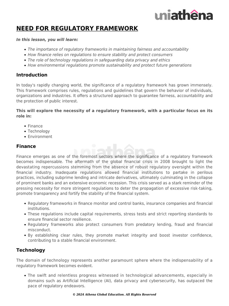 Need For Reporing Framework | PDF | Sustainability | Artificial ...