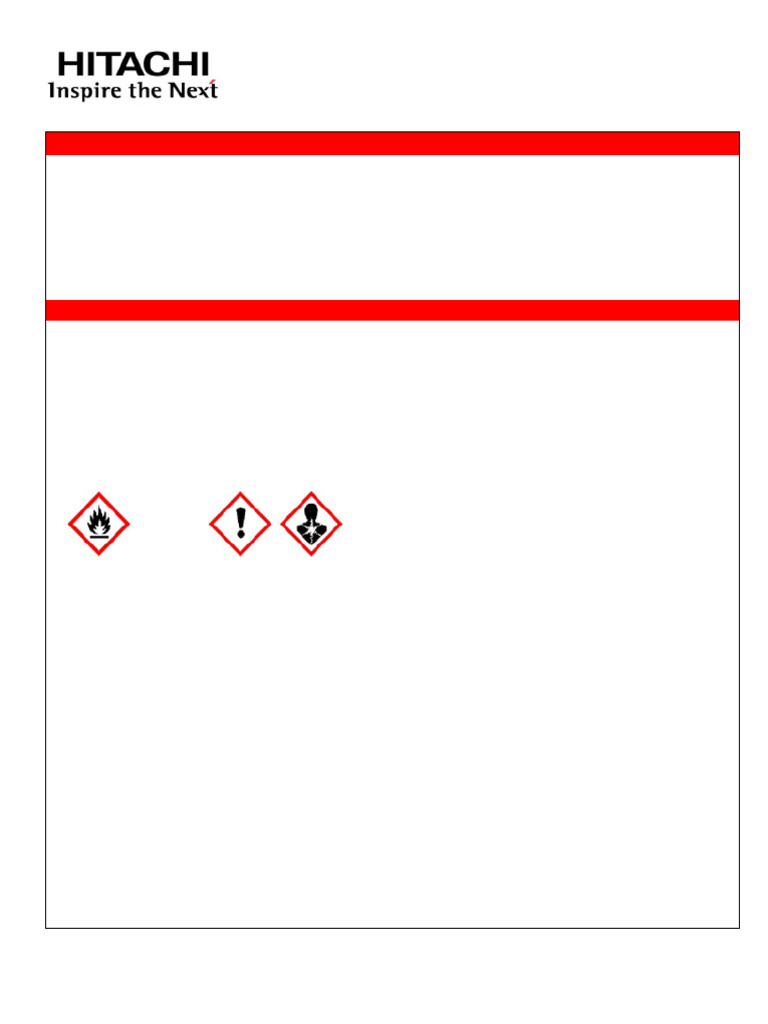 Tinta Hitachi Nueva | PDF | Química
