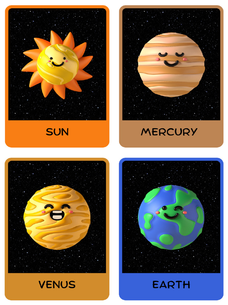 Solar System Flashcards | PDF