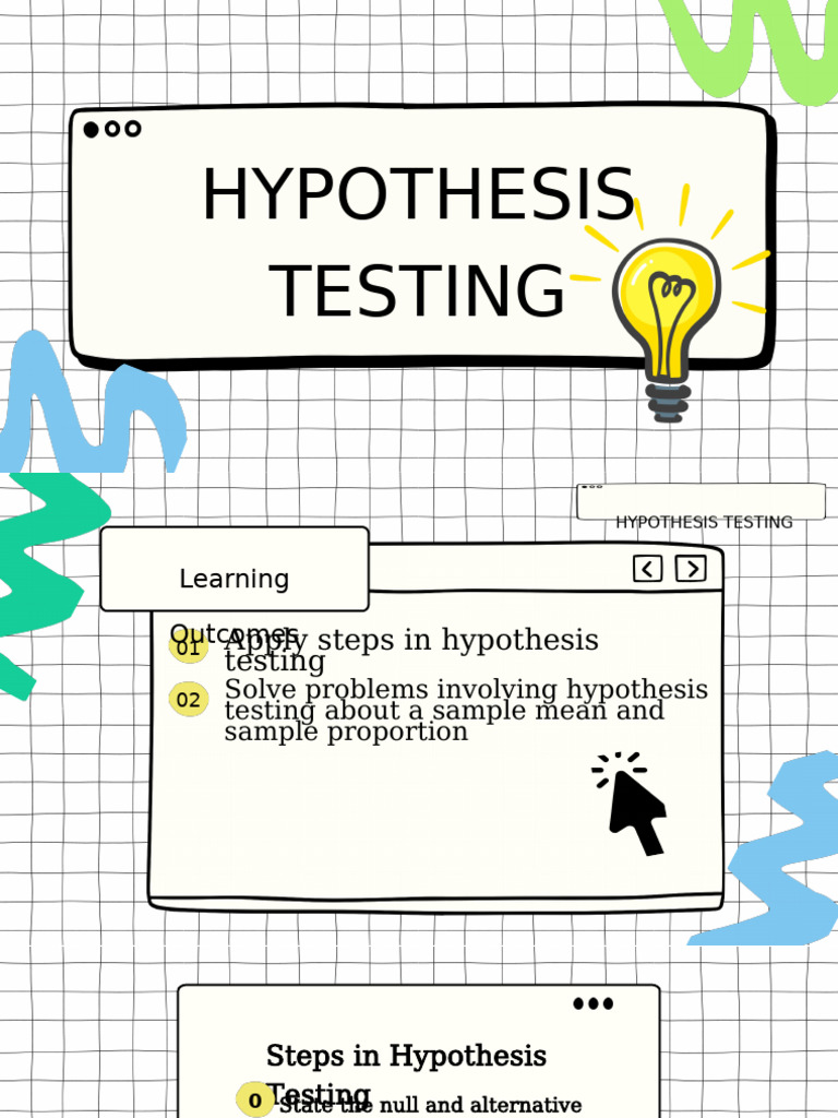 Hypothesis Testing: Z and T Tests Guide | PDF | Statistical ...