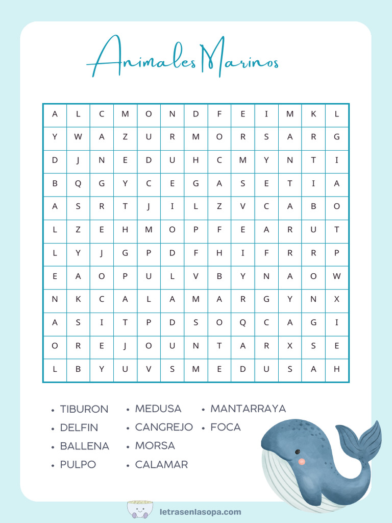 Animales Marinos | PDF