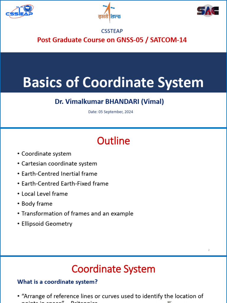 Basics Of Coordinate System Vbhandari Pdf Coordinate System