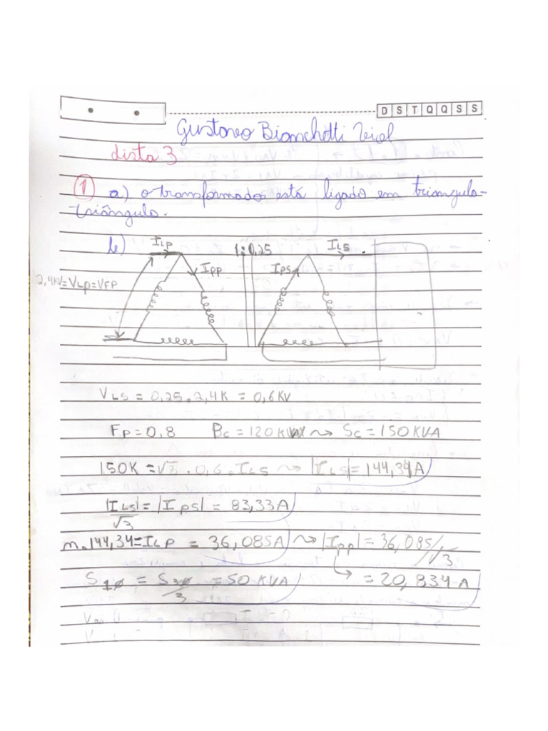 Lista 3 Trifasicos | PDF
