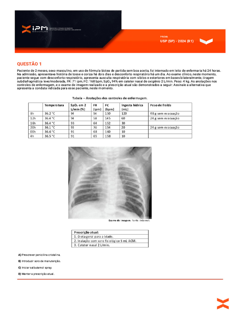 Usp (SP) - 2024 (R1) | PDF | Puberdade | Gravidez