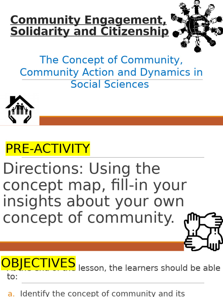 The Concept of Community Action and Dynamics in Social Sciences | PDF ...