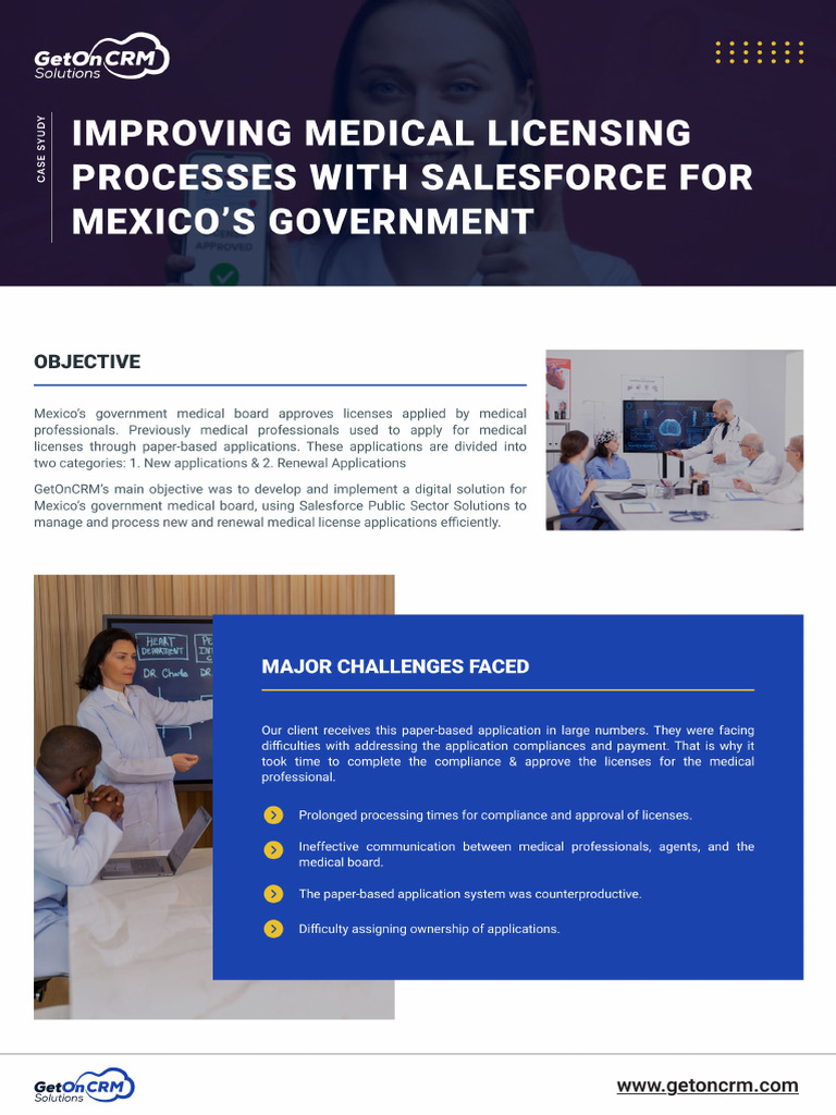 Improving Medical Licensing Processes With Salesforce For Mexicos ...
