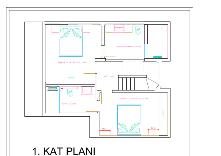 Kat Plan Bülent Bey | PDF