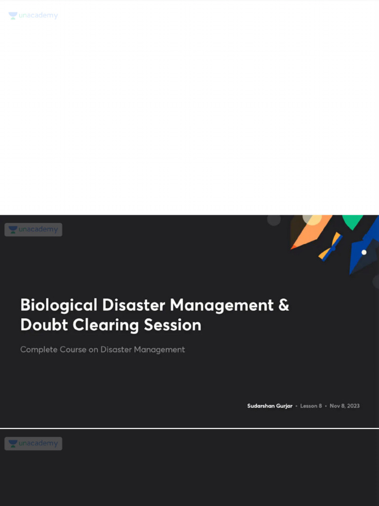 Biological Disaster Management D With Anno 1721098987817 | PDF