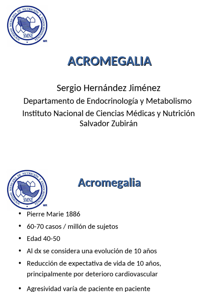 Acromegalia: Diagnóstico y Tratamiento | PDF | Hipertensión | Diabetes