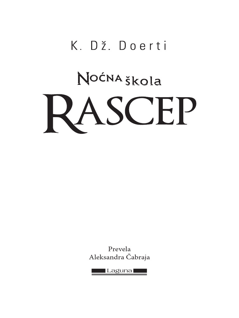 Nocna Skola 3 - Rascep o Kopija | PDF