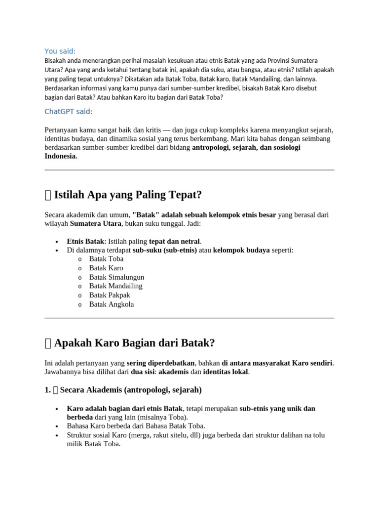 Sejarah Batak | PDF