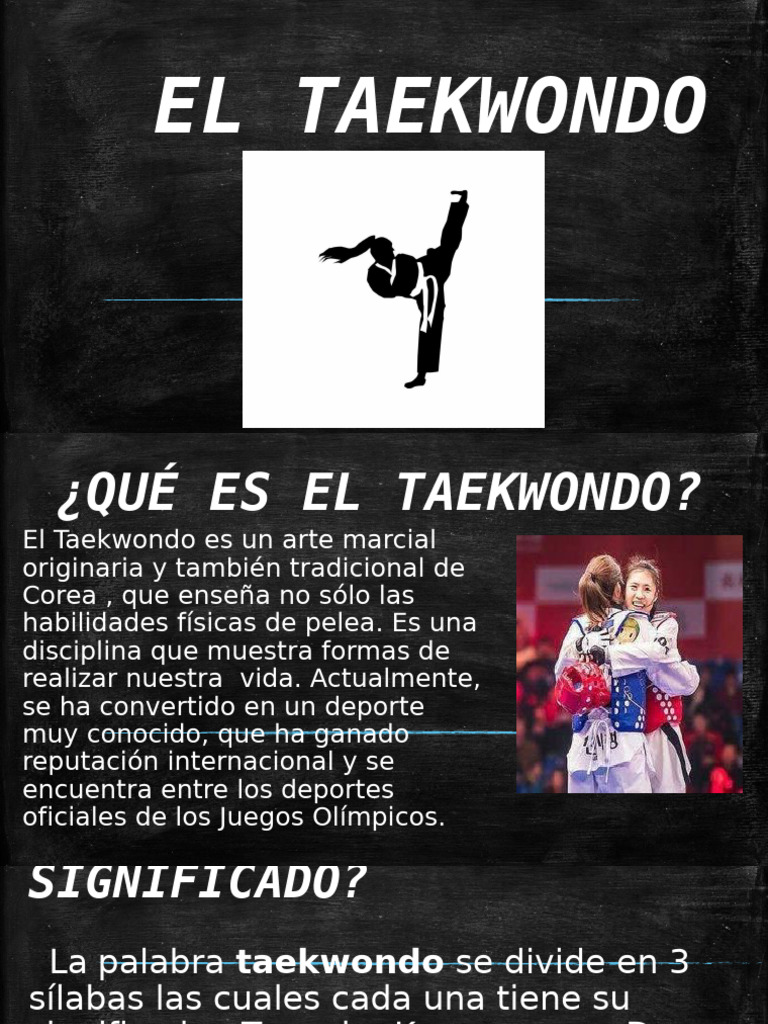El Taekwondo | PDF