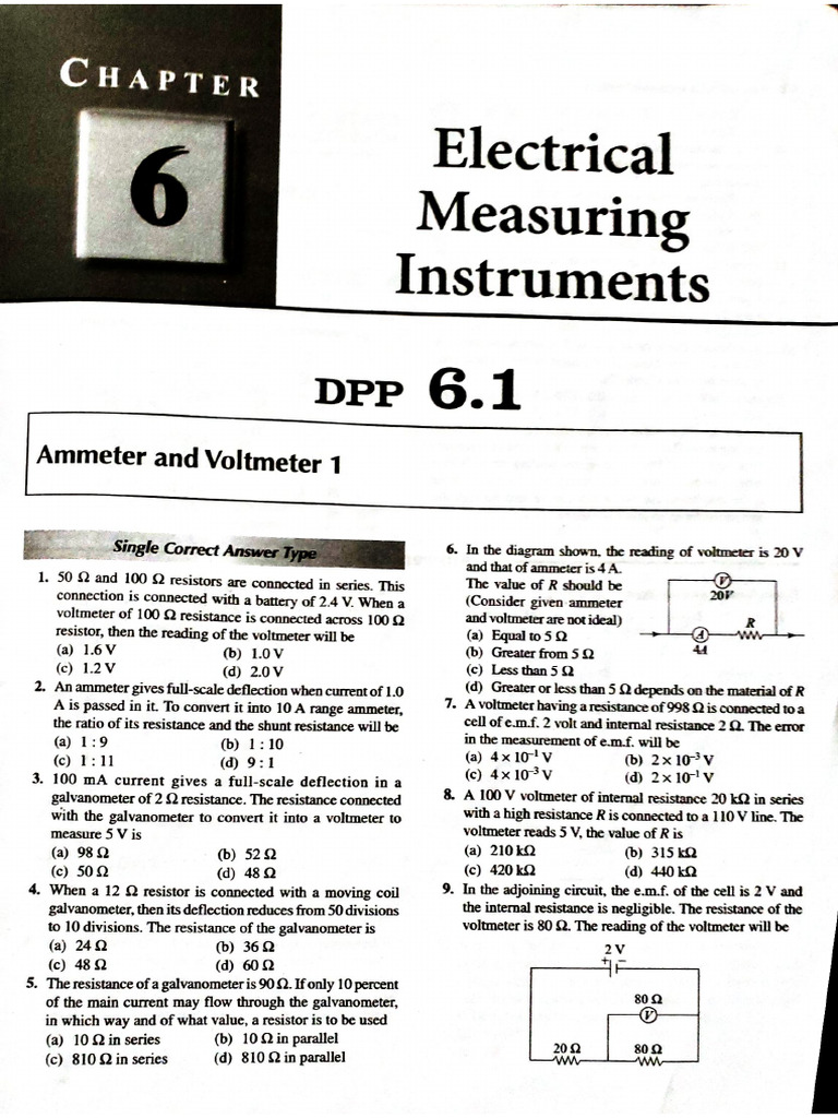 Electrical Measuring Instrument | PDF