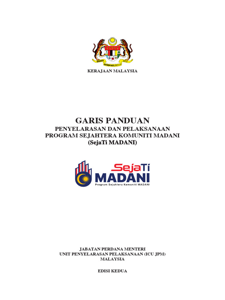 Garis Panduan SejaTi MADANI Edisi Kedua 2025 | PDF