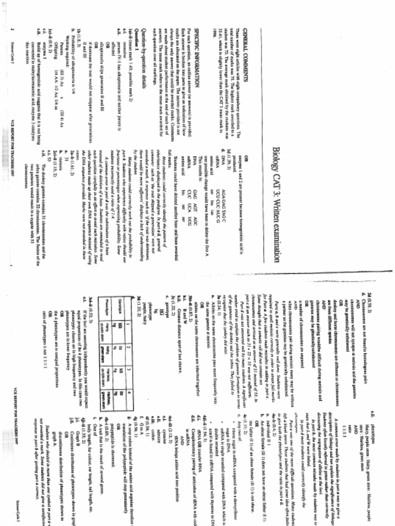 1997 Vcaa Unit 4 Report Part 1 | PDF